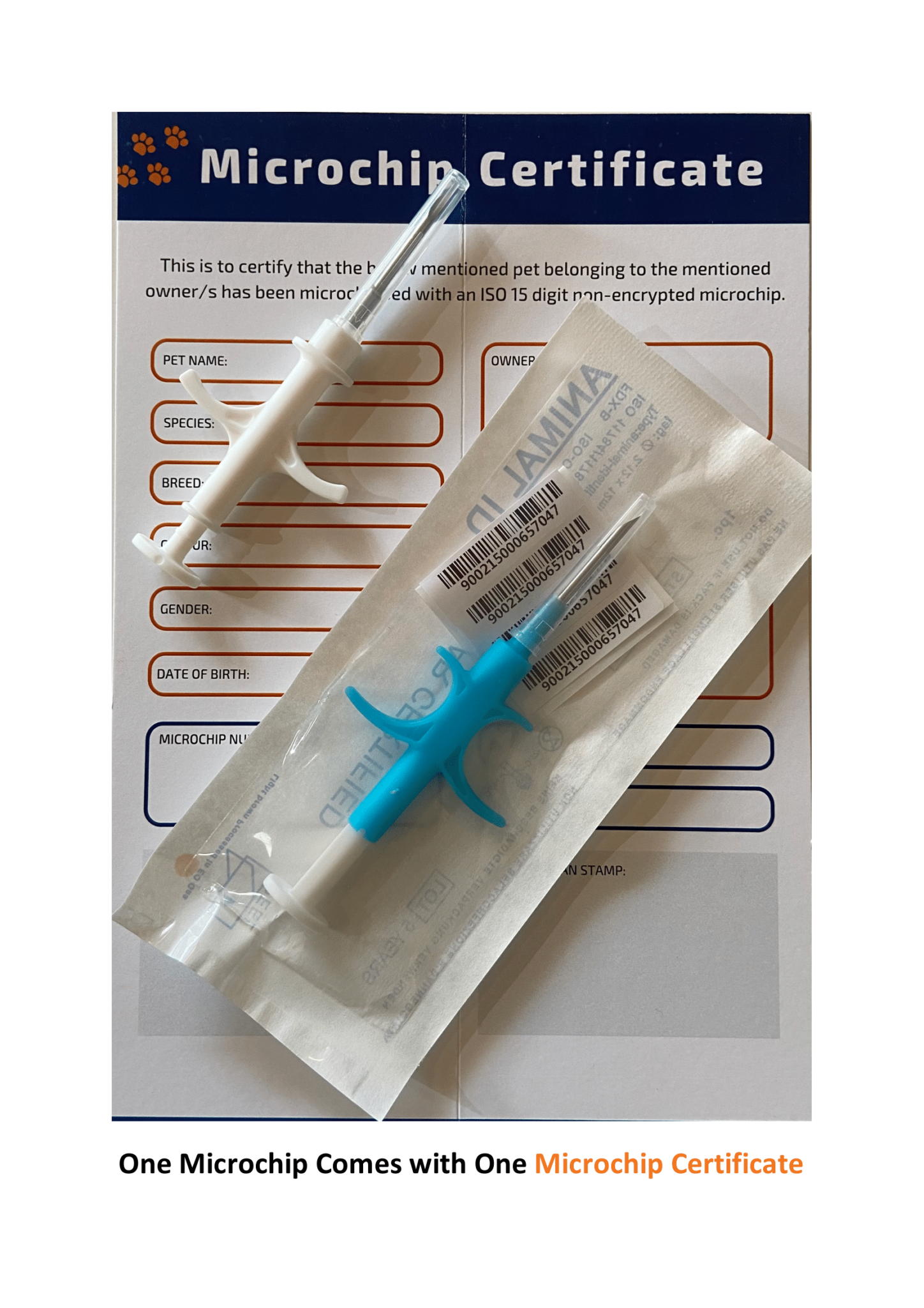 Pet Microchip with Certificate – PAWsome.in